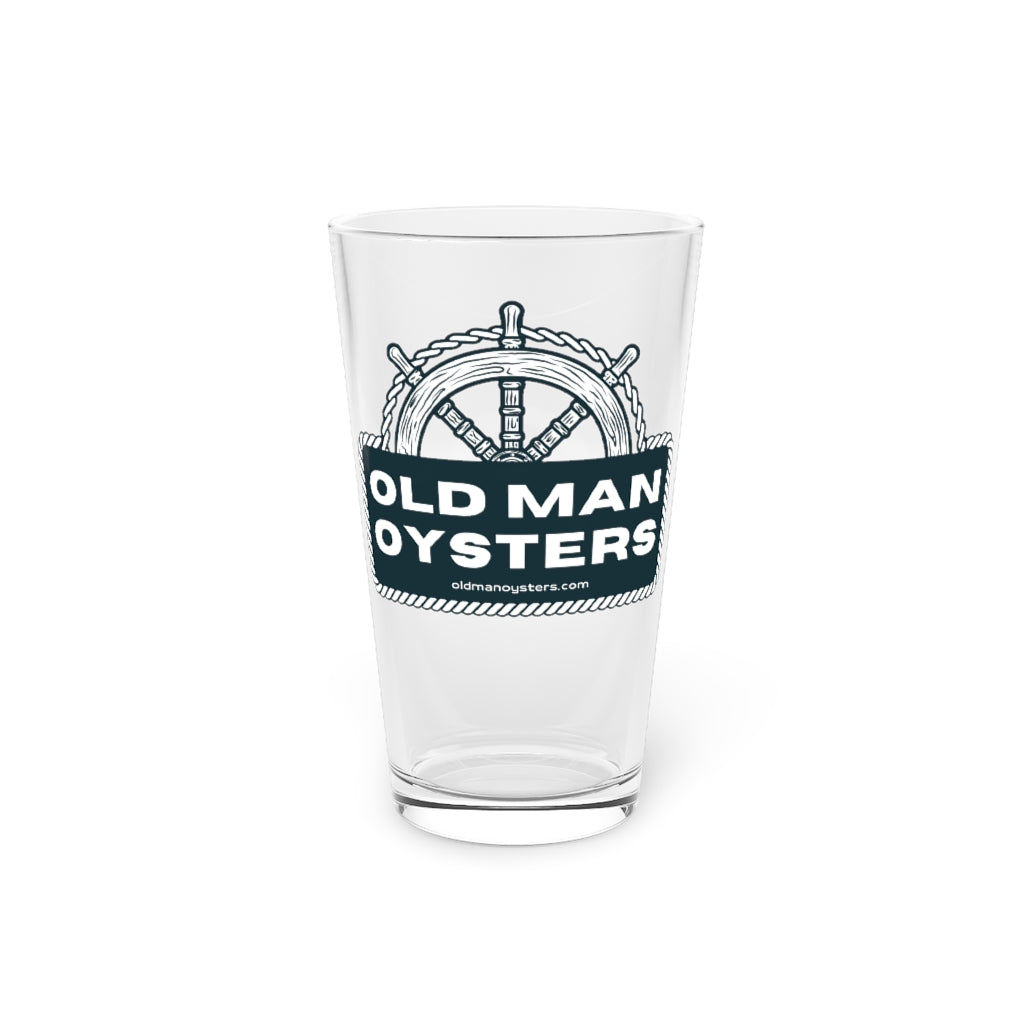 Pint Glass, 16oz - Old Man Oyster Company